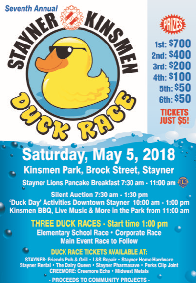 Stayner Kinsmen Duck Race | The Peak