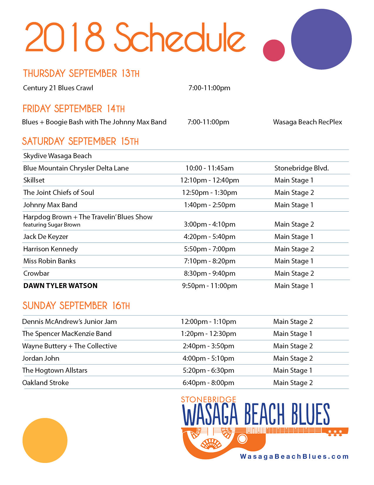 Wasaga Beach Blue Festival | The Peak