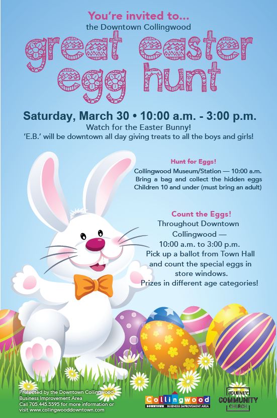 Collingwood Downtown Great Easter Egg Hunt! | The Peak