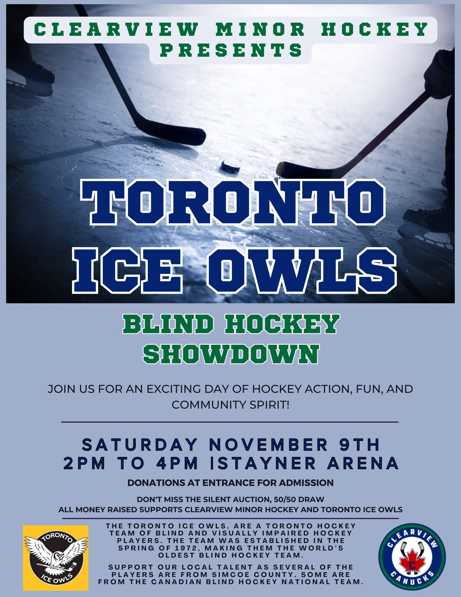 Toronto Ice Owls Blind Hockey Showdown | The Peak